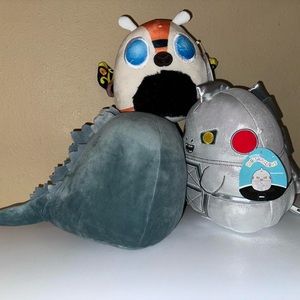 Squishmallows | Toys | Squishmallow Godzilla Bundle 3 Monsters Godzilla ...